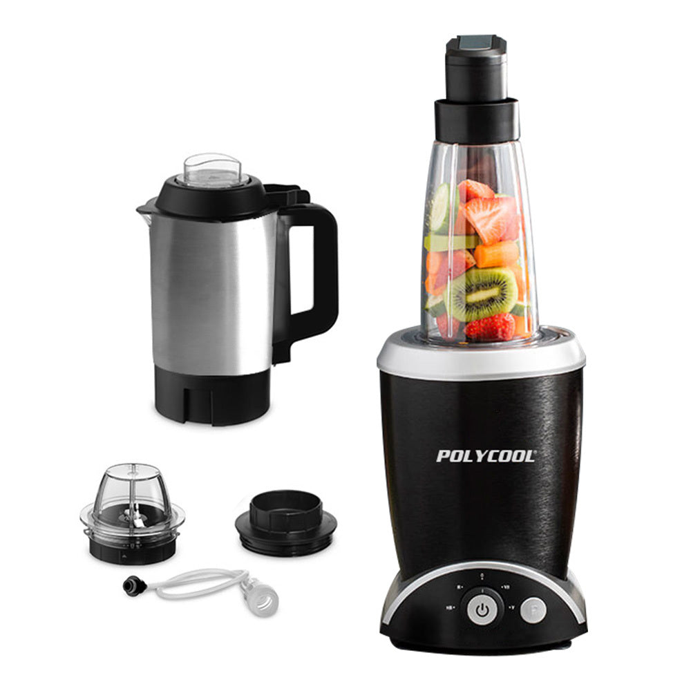 POLYCOOL 1000W 5in1 Vacuum Blender, 700ml Capacity, With Heating Jug a ...